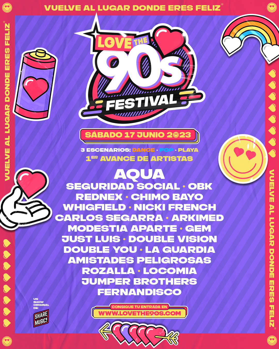 Love the 90s Festival Madrid 2023: cartel y últimas entradas