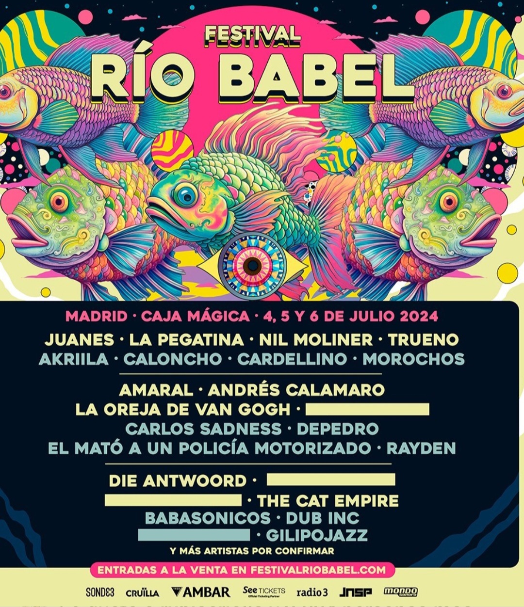 Rio Babel Festival Madrid: cartel, entradas y fechas